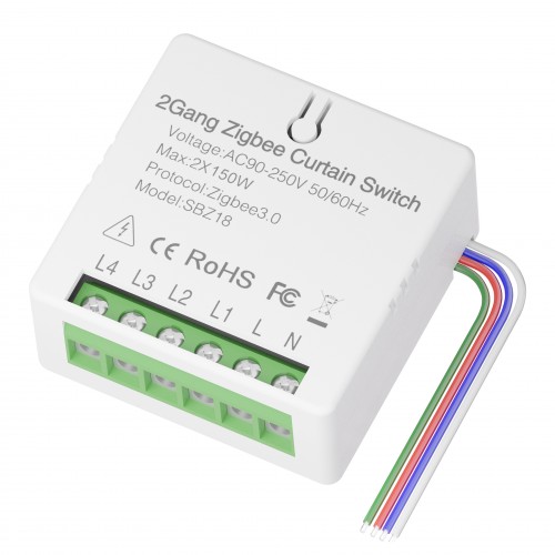 2Gang Curtain Switch