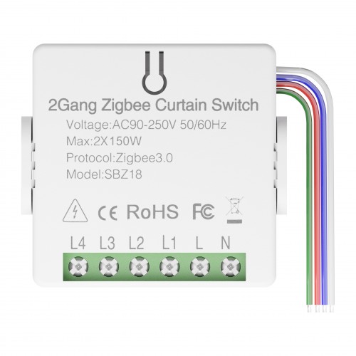 2Gang Curtain Switch