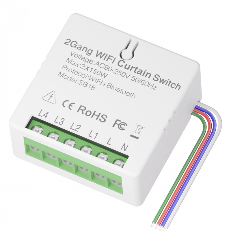 tuya curtain switch 2Gang motor steering, smart calibration or quick ...