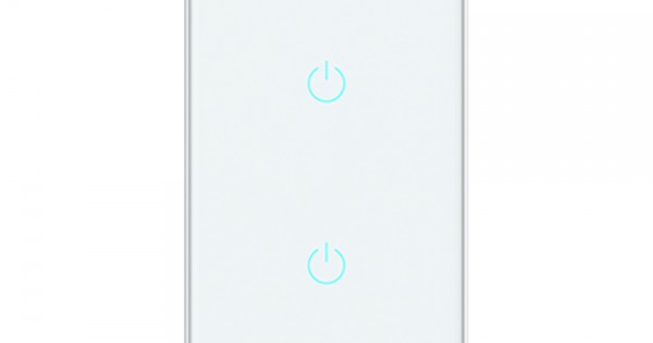 US 2 Gang smart light switch Separate Control 2 Ways and voice control