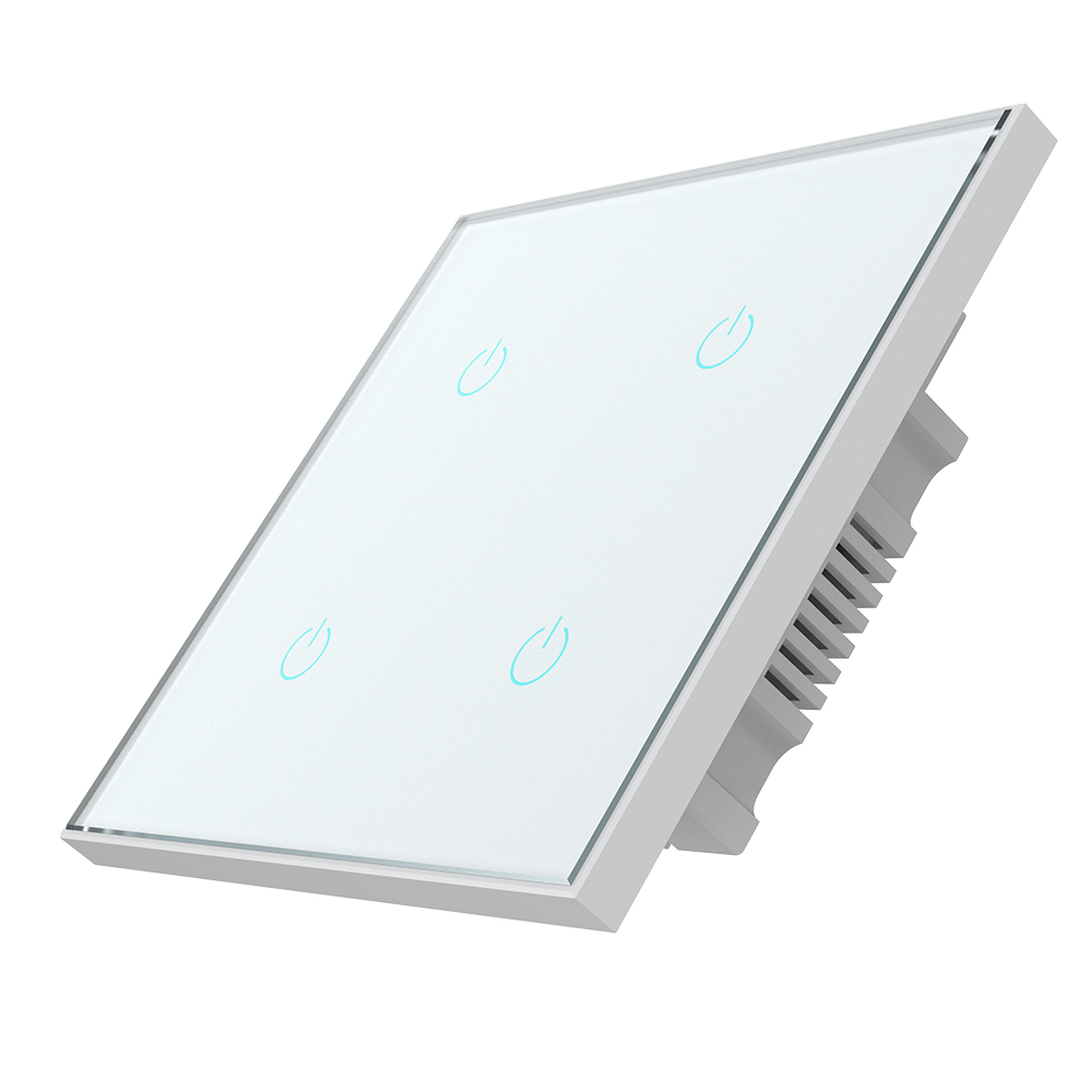 Smart 4gang Touch Switch separate control light and bulb on or off from ...